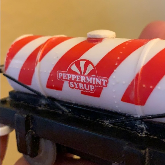 Vintage | Toys | Peppermint Syrup Train Tanker Toy Christmas Decor ...